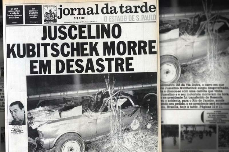 Em 1976, Brasil perdia o ex-presidente JK - Canal Içara