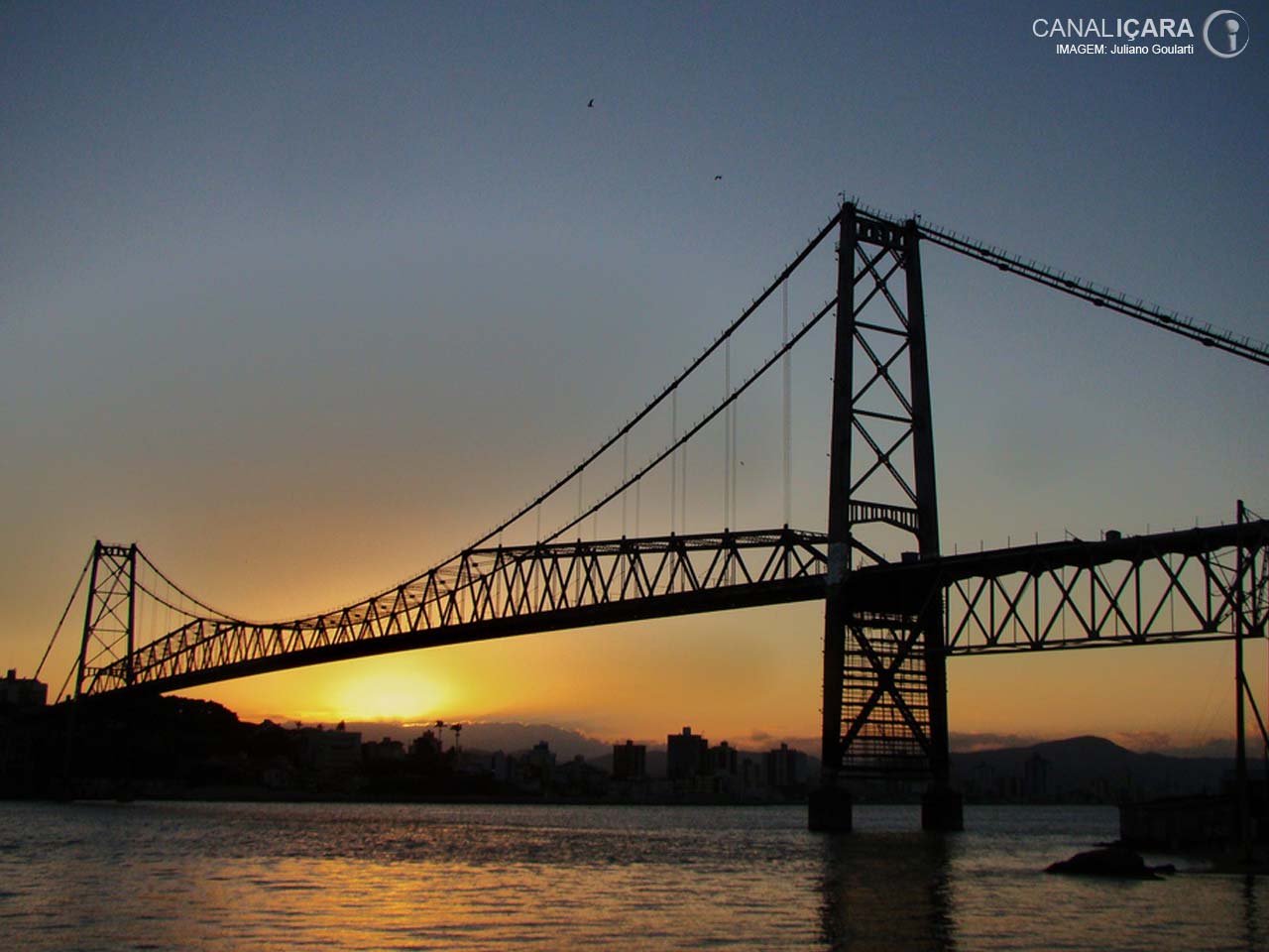 Ponte Hercílio Luz, em Florianópolis (SC) - Canal Içara